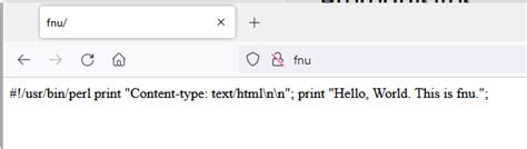 Apache 24 Run A Perl Script In A Browser Via A Link Server Fault