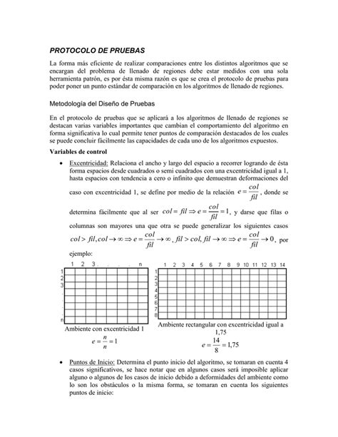 PROTOCOLO DE PRUEBAS