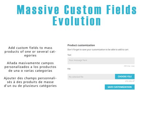Massive Prestashop Custom Fields By Shacker Codecanyon