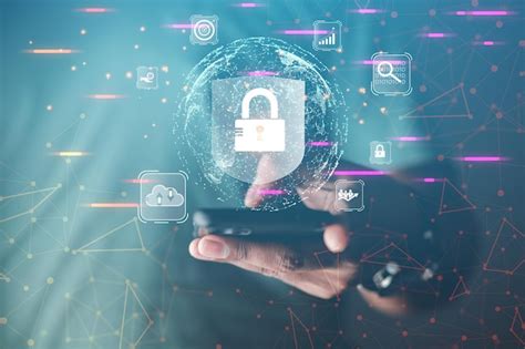 Premium Photo High Technology Security Protection Concept Twostep Verification Login Encrypted