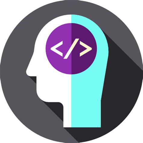 Coding Flat Circular Flat Icon