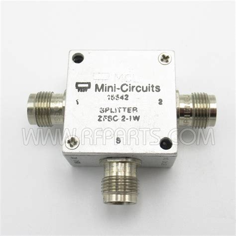 Zfsc 2 1w Mini Circuits Tnc Power Splitter Combiner Used