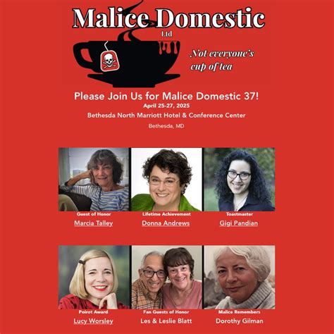 The Magic Of Malice Domestic Toastmaster And Guess Who Won An Agatha