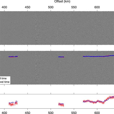 Ultra Long Offset Seismic Data Recorded By Obs45 A Pressure Data Are