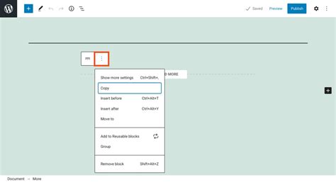 How To Use The Wordpress More Block Ask The Egghead Inc