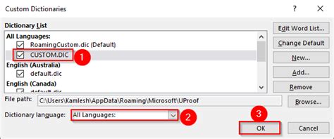 How To Add Custom Dictionary In Word Hejza