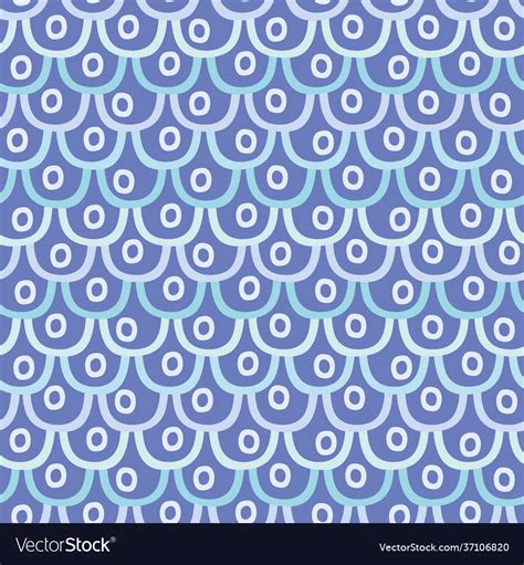 Abstract Wave Pattern Design Cute Geometric Vector Image