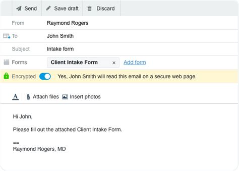 encrypted email