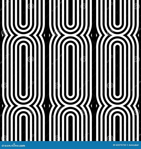 Design Seamless Monochrome Lines Pattern Stock Vector Illustration Of Striped Streak 63375732