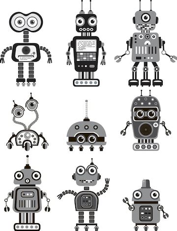 Premium Vector Vector Black And White Set Of Illustration Cute