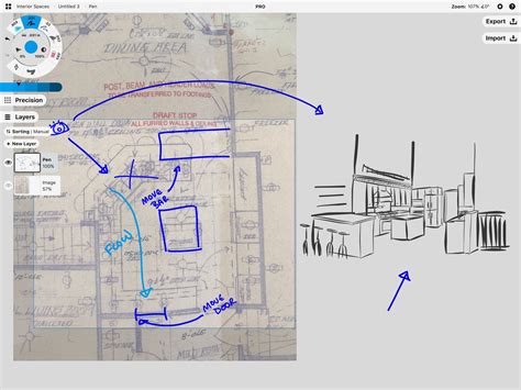 Working With Your Infinite Canvas • Concepts App • Infinite Flexible Sketching