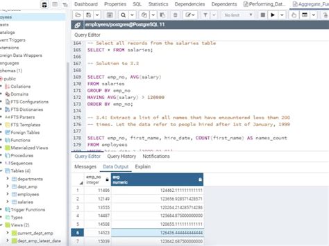 Performing Data Aggregation Using Sql Aggregate Functions