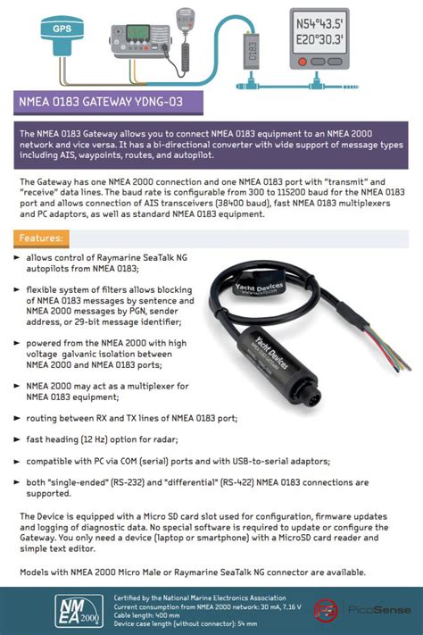 nmea0183 gateway yacht devices australia