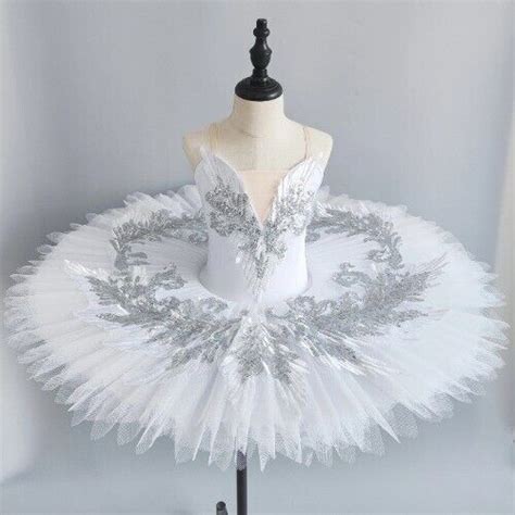 Ballet Tutu Girls White Stiff Tull Classic Pancake Tutu Stage Ballet