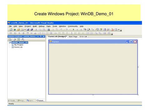 Ppt Visual Studio Using The Datagridview Control Powerpoint Presentation Id