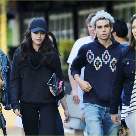 Sofia Carson And Cameron Boyce Join Descendants Co Stars For Dinner