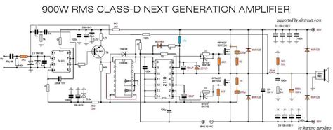 A Simple Circuit Diagram For Class B Power Amplifier