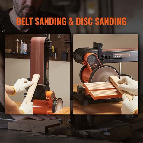 Vevor Belt Disc Sander Combo 6 Disc Sander And 4x36 Belt Sander