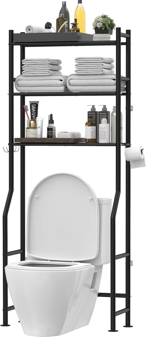 Ekisemio 4 Tier Over The Toilet Rack Shelf Bathroom