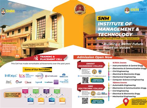 Snmimt Snm Institute Of Management And Technology Maliankara Ernakulam Kerala Iso 9001