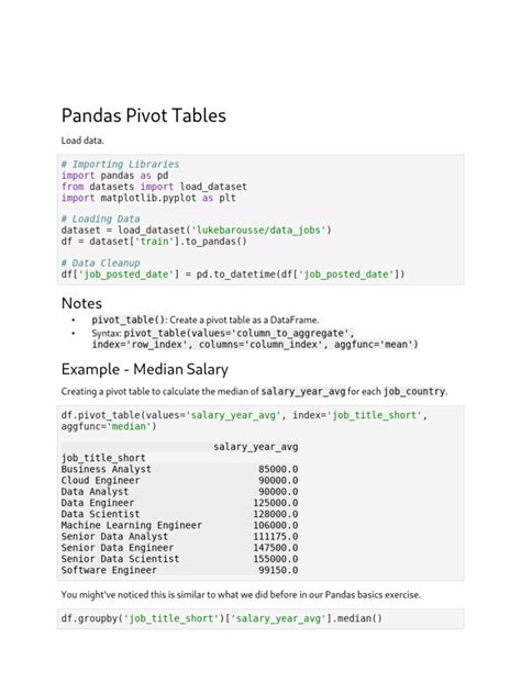 04 Pandas Pivot Tables Pdf