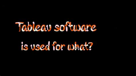 Tableau Tableausoftware Software Bigdata Data Datavisulization… Avishekh Verma