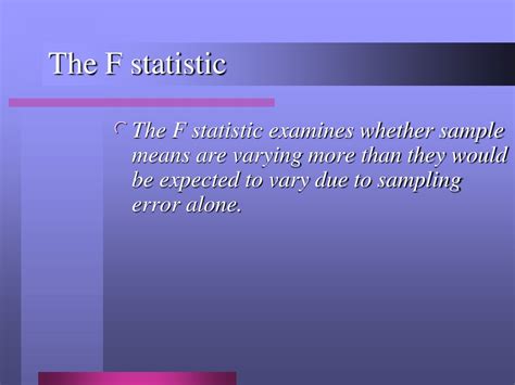 Ppt Oneway Anova For Comparing 3 Or More Means Powerpoint