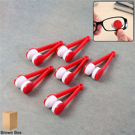 Portable Eyeglass And Sunglass Lens Cleaner Tool 6 Pc