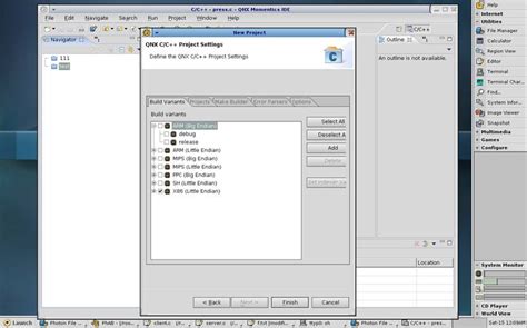Знакомство со средой разработки Qnx Momentics Ide Разработка графической реализации