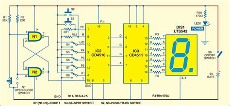 Digital Counter Circuit Diagram Iot Wiring Diagram