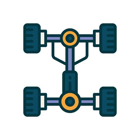 Chassis Icon Vector Filled Color Icon For Your Website Mobile