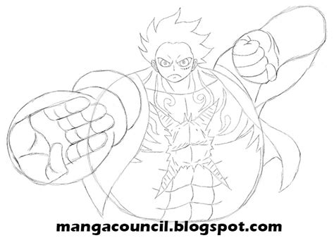 How To Draw One Piece Luffy Gear Fourth