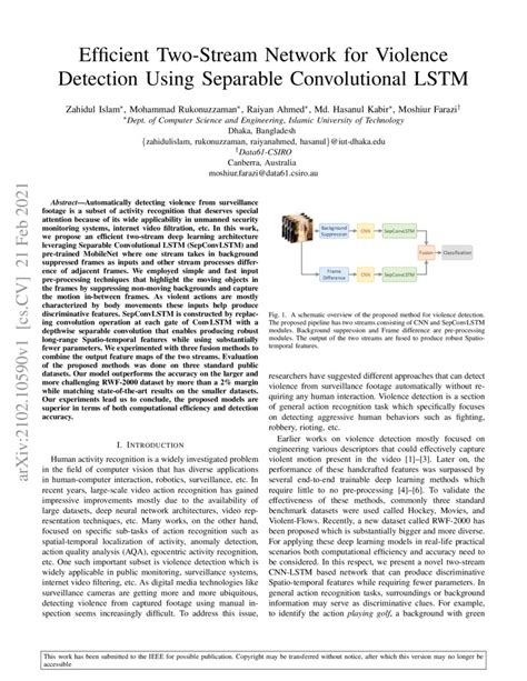 Efficient Two Stream Network For Violence Detection Using Separable
