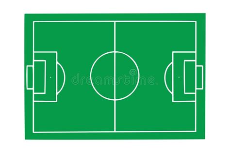 Football Field Design View Of The Football Field From Above Stock Vector Illustration Of
