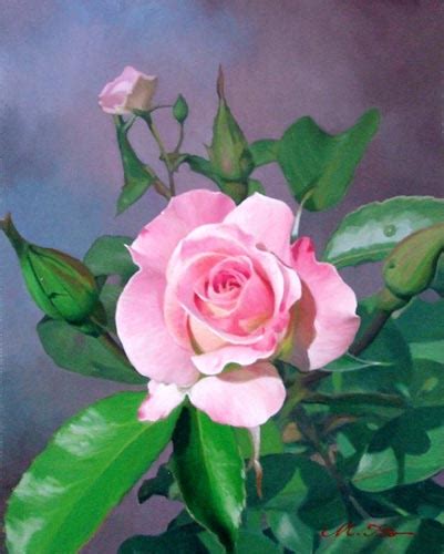 伊藤正宏 油絵 静物画 バラ