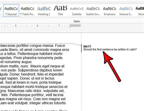 Word 2013 How To Add A Comment To A Document Solve Your Tech