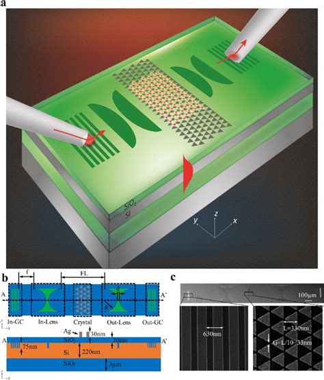 A Schematic Representations Of The Coupling Between Optical And