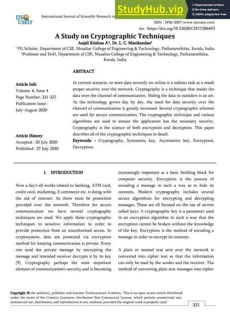 Encryption And Decryption Ppt