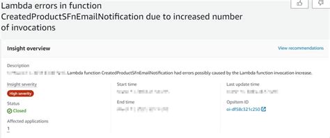 amazon devops guru for the serverless applications part 6 continuing with anomaly detection on