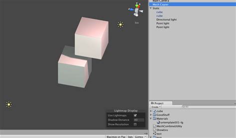 Lightmap Uvs Are Stacked After Running Meshcombinemeshes Questions And Answers Unity Discussions