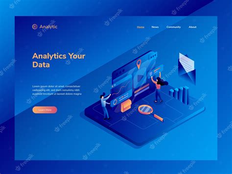 Premium Vector Charts And Analysis Statistic Isometric Illustration