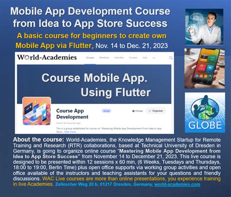 Mobile App Development Course From Idea To App Store Success World Academies