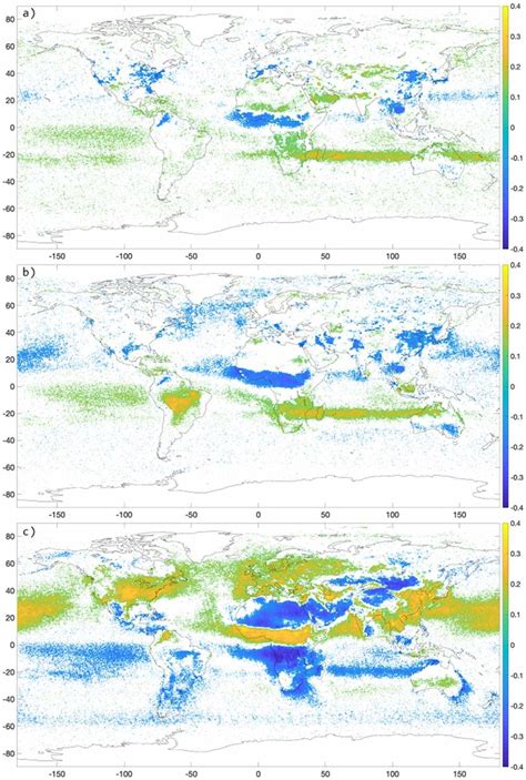 Map Of Regions With A Statistically Significant Correlation Coefficient Download Scientific