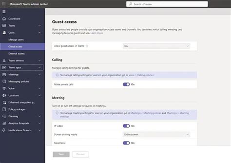 Microsoft Teams Admin Center Overview Features And Settings