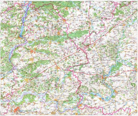Топографическая карта Сумской области Карта генштаба Сумской области Ua Maps Все карты