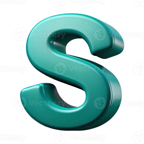 Rare Renaissance Symmetrical S In Flat Teal Clean Lines With Scalable Design Expertly Shot