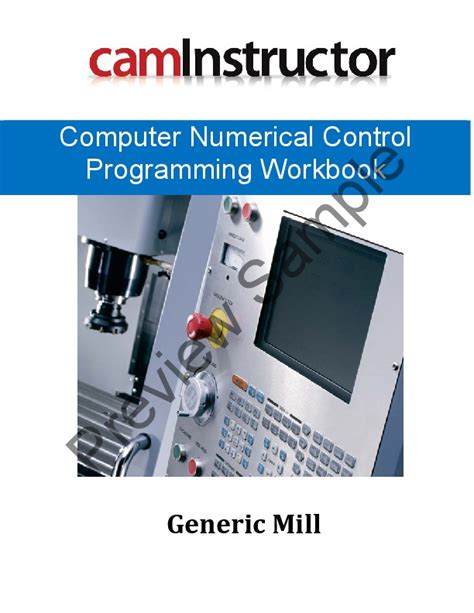 Computer Numerical Control Programming Workbook Preview Sample Pdfcoffeecom