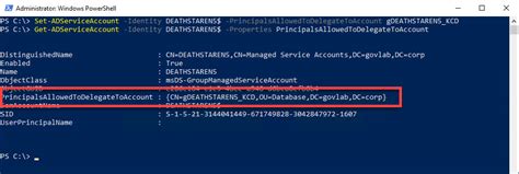 Setup Resource Based Kerberos Constrained Delegation For Group Managed Service Accounts