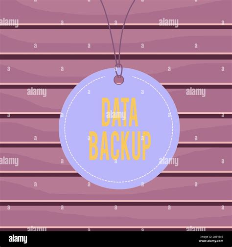 Conceptual Hand Writing Showing Data Backup Concept Meaning Copy Of Important Data That Is