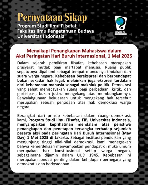 Komunitas Mahasiswa Filsafat Universitas Indonesia Komafil Ui • Instagram Photos And Videos